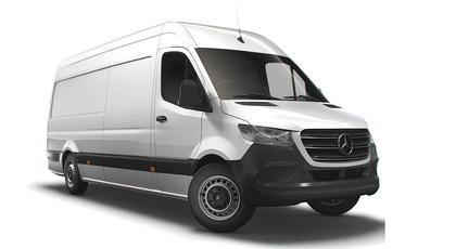 Hire a 4m Mercedes Sprinter Van for driver comfort and 450 cubic feet